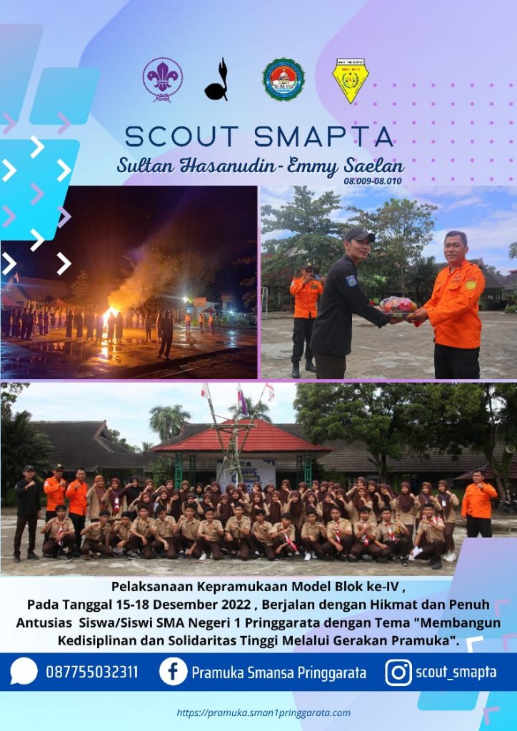 KEPRAMUKAAN MODEL BLOK 2022 - Gerakan Pramuka SMAN 1 Pringgarata